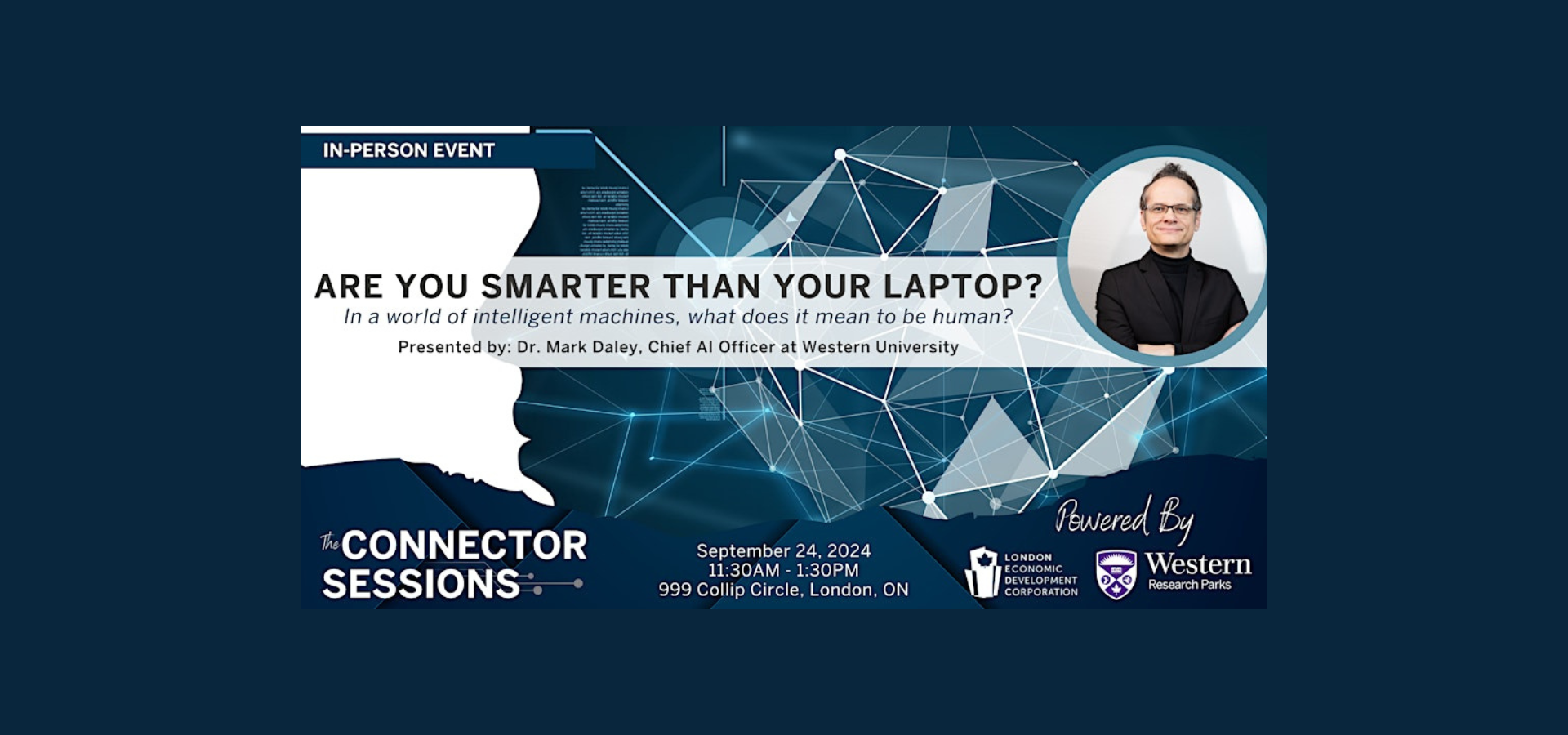 Connector Session with Dr. Mark Daley: Are You Smarter Than Your Laptop ...
